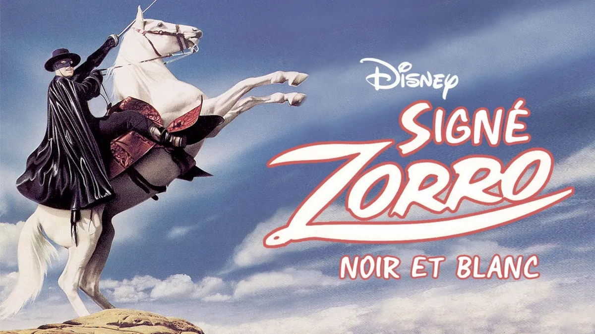 Regardez Signé Zorro noir et blanc | Disney+