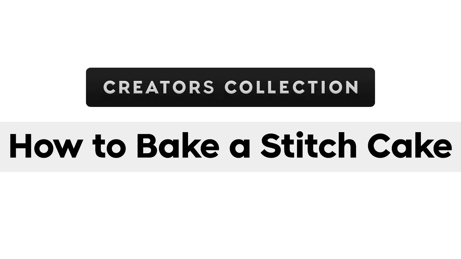 Ver How to Bake a Stitch Cake | Sweet Impact | Creators Collection ...