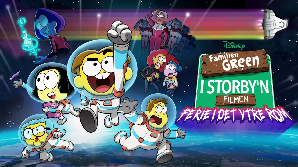 Se Familien Green i Storby’n Filmen: Ferie i det ytre rom | Disney+